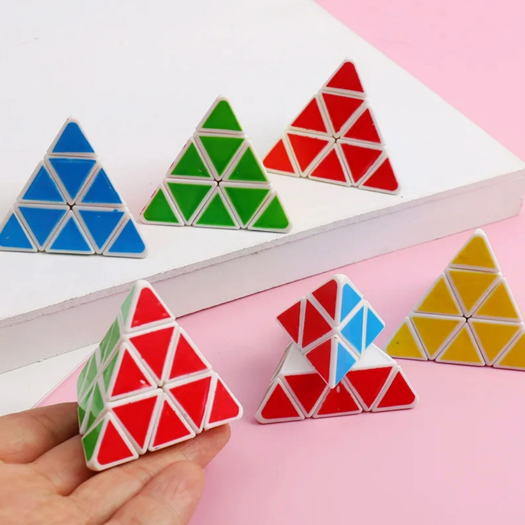 Cubo Rubik pirámide Pyraminx rompecabezas 3D velocidad puzzle mental ...