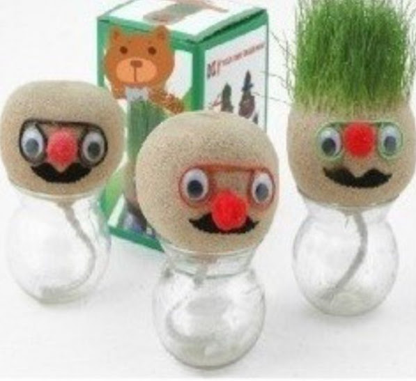 Muñeco con Pelo de Pasto Juguetes Juguetes Didácticos