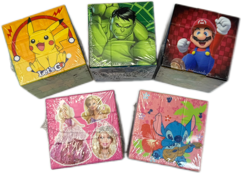 Cubo Personaje Mario Juguetes Cubos Mágicos Rubik